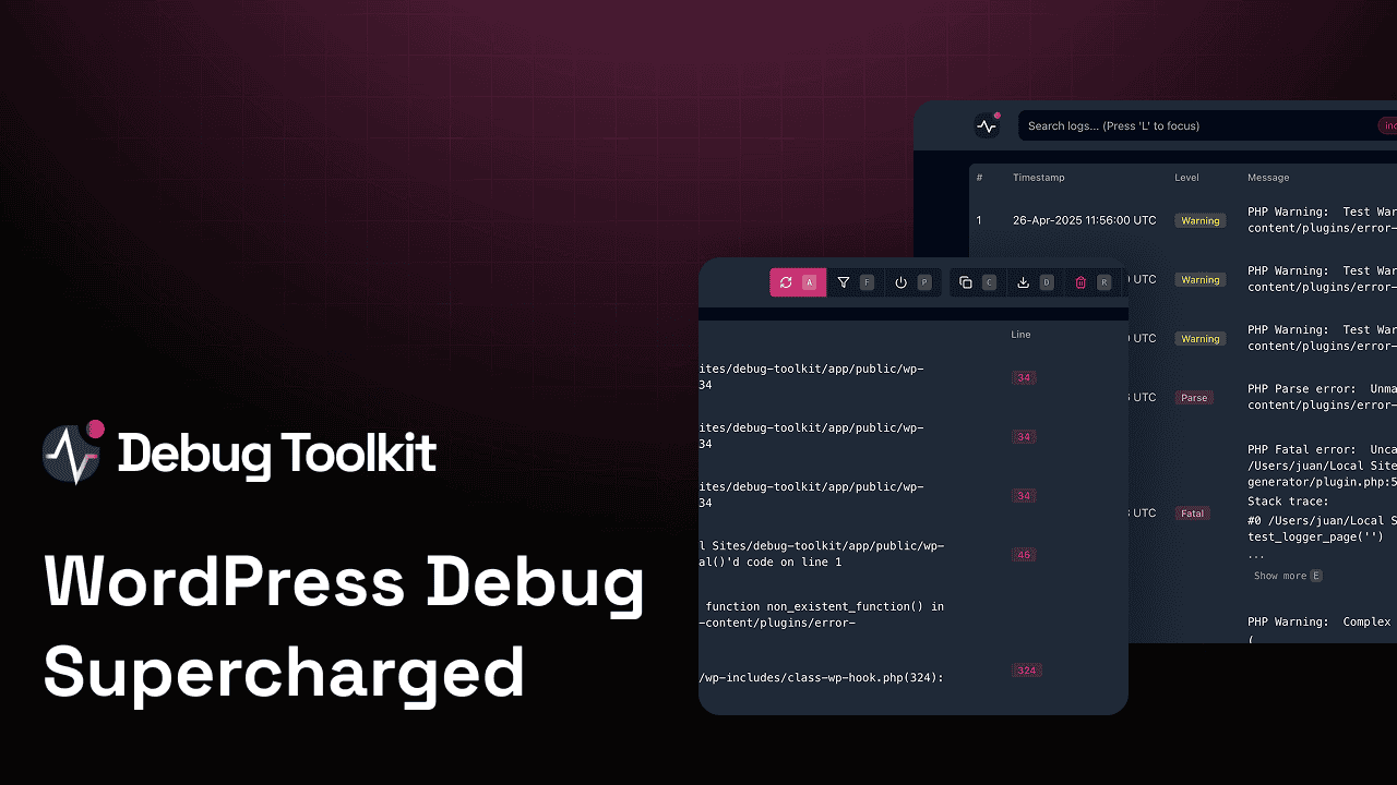 WordPress Debug Evolved | WP Debug Toolkit